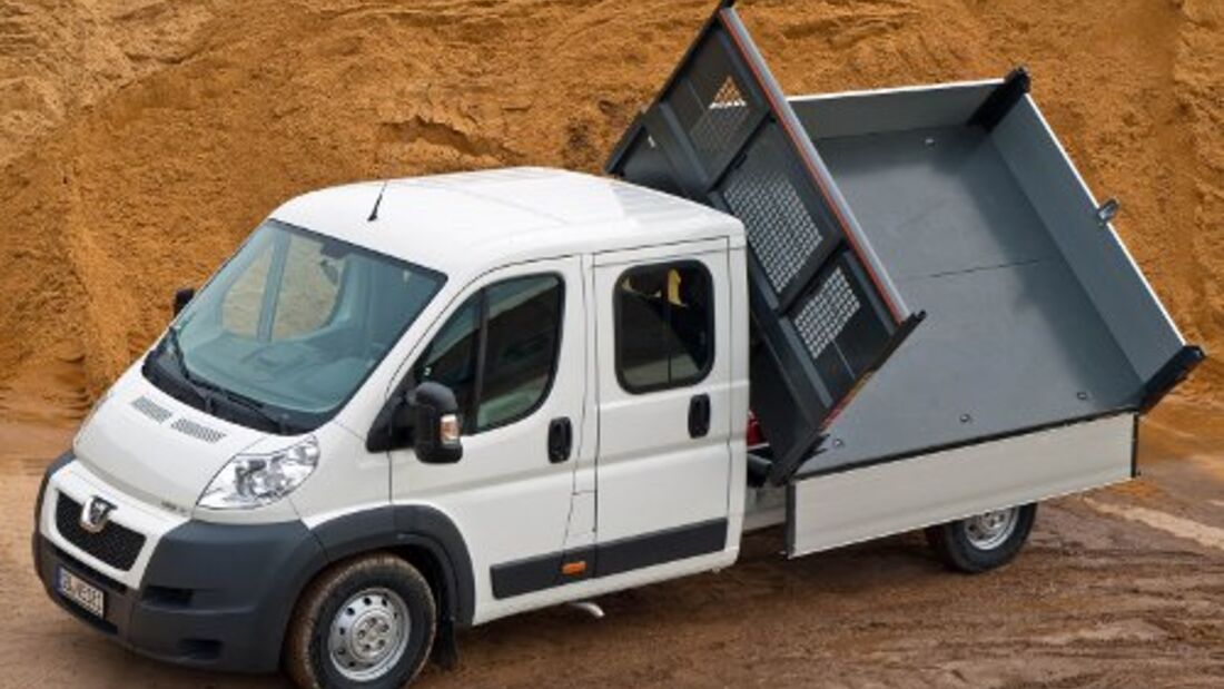 Peugeot Boxer als Drei-Seiten-Kipper | eurotransport